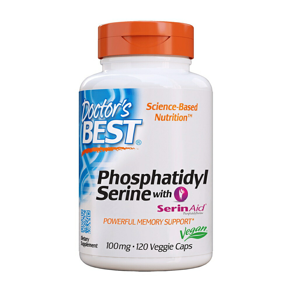 【楽天市場】【送料無料】ホスファチジルセリン 100mg 120粒 ソフトジェル ドクターズベスト【Doctor's Best ...