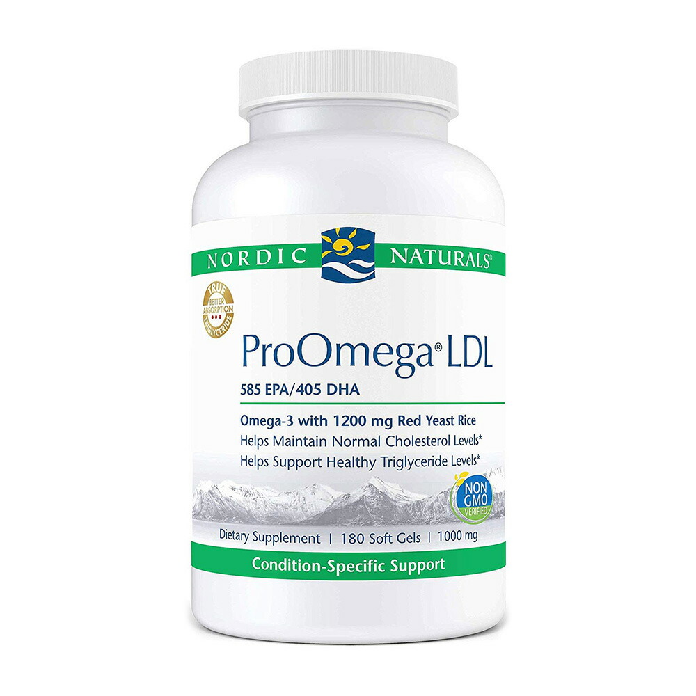 【楽天市場】【送料無料】 プロオメガ LDL EPA DHA 180粒 ソフトジェル ノルディックナチュラルズ オメガ【Nordic ...