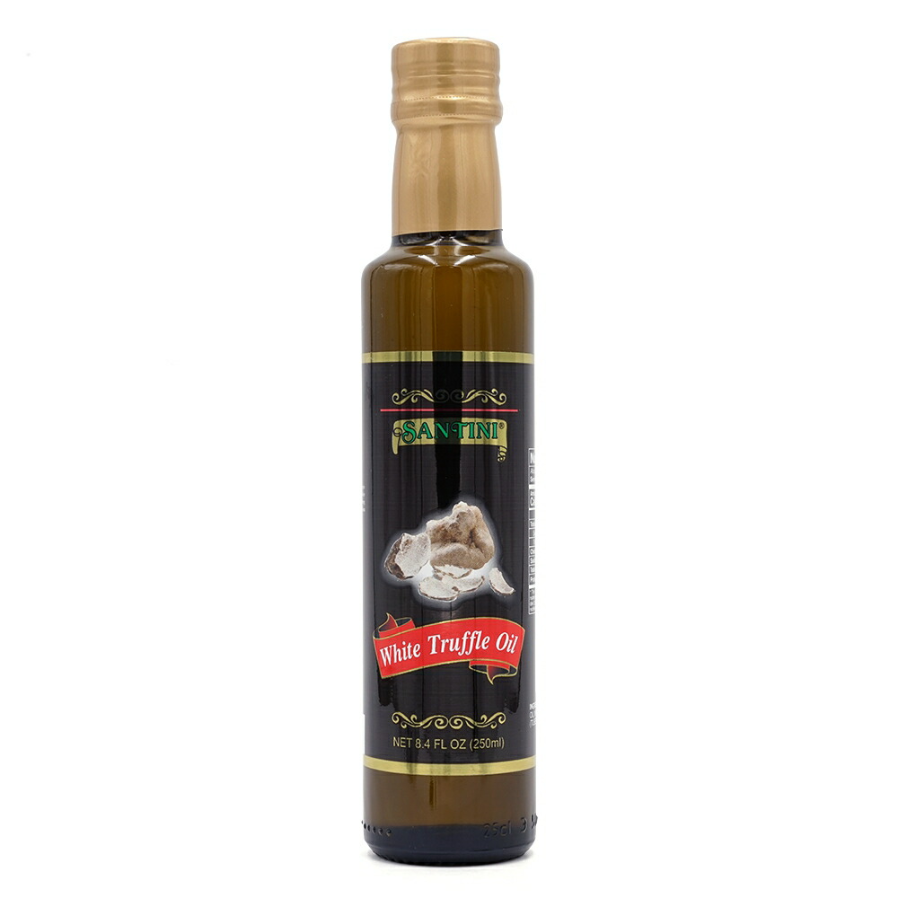 【楽天市場】【送料無料】 ホワイトトリュフオイル 250ml 調味料 サンティーニ【Santini】White Truffle Oil 8.4 ...