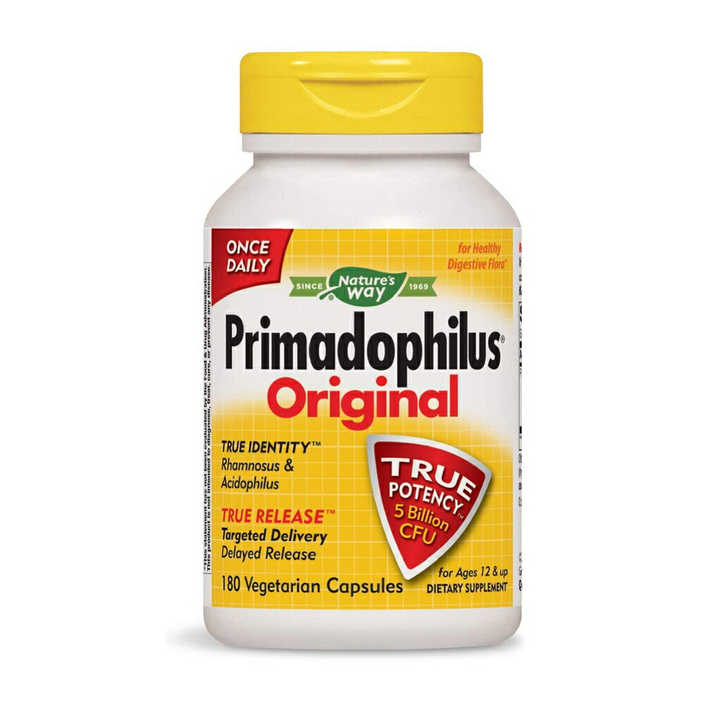 【楽天市場】【送料無料】 プリマドフィラス 乳酸菌 オリジナル 50億 180粒 ベジカプセル ネイチャーズウェイ【Nature's Way ...