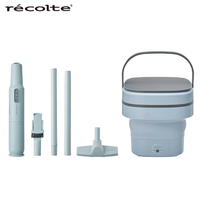【楽天市場】【限定セット】レコルト recolte コードレス スティック クリーナー フルセットRSC-1FS + レコルト recolte しまえるミニ洗濯機 RWM-1(BL)：楽天 ...