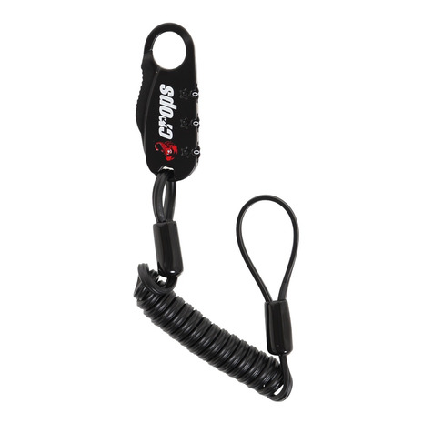 【楽天市場】クロップス（CROPS） Q-BIRO mini キューバイロミニ SPD04-BR90-01 ブラック 自転車 ワイヤーロック ...