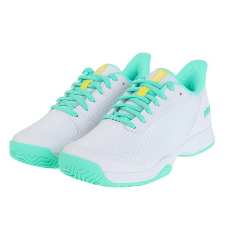 【楽天市場】プリンス（PRINCE）（レディース）オールコート用 テニスシューズ レディース DPS413-374 DPS413 374 WHT/EMG：SuperSportsXEBIO楽天市場支店