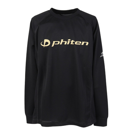 【楽天市場】ファイテン（PHITEN）（キッズ）ジュニア バレーボールウェア 長袖Tシャツ BK/GD 3124JG65300：SuperSportsXEBIO楽天市場支店