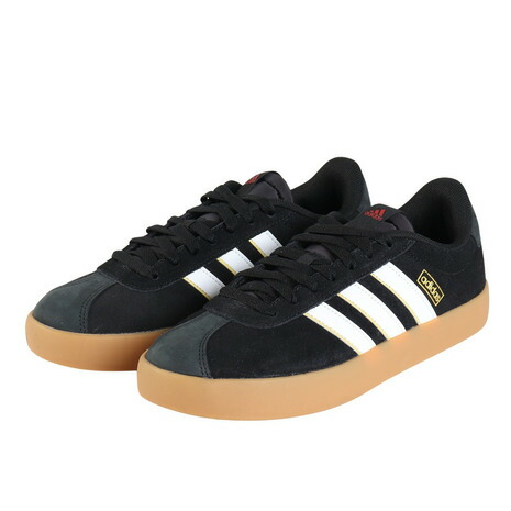 【楽天市場】アディダス（adidas）（メンズ、レディース）スニーカー VLコート3.0 ブラック ホワイト IH4789 カジュアル ...