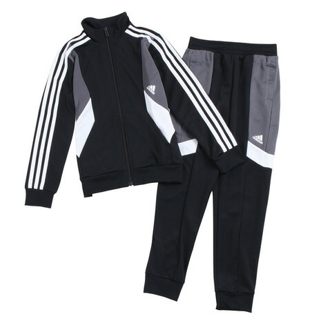 【楽天市場】【20%OFFクーポン対象！9/22まで】アディダス（adidas）（キッズ）キッズ ジャージ 上下セット カラーブロック スリー ...