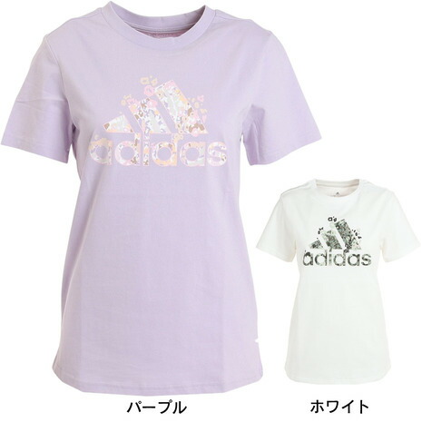 【楽天市場】アディダス（adidas）（レディース）半袖シャツ レディース フローラル グラフィック ETM35-H52232/H52233 ...
