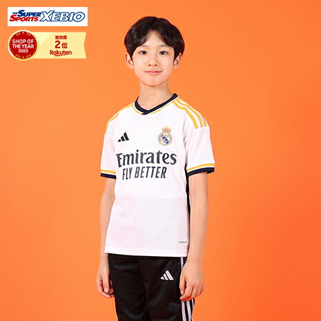 【楽天市場】アディダス（adidas）（キッズ）ジュニア レアル・マドリード 23/24 ホームユニフォーム レプリカ JSY DJH69 ...