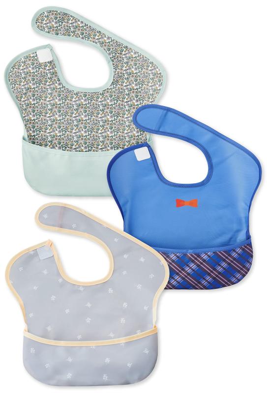 【楽天市場】【保育士推奨】whitelapin お食事用エプロン 3D 立体 洗濯機で洗える 名前をかける ベビー エプロン よだれかけ ...