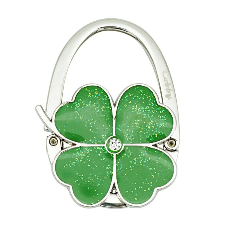 【楽天市場】Cobby バッグフック バッグハンガー テーブルフック (クローバー（グリーン）)：SUPERYOU