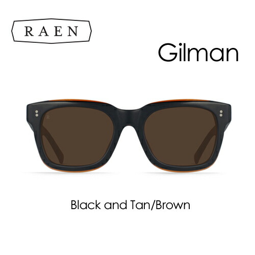 【楽天市場】あす楽 送料無料 RAEN レイン レーン サングラス アイウェアー Gilman Black and Tan/Brown ...