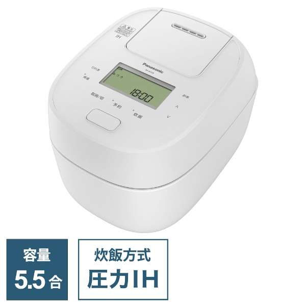 【楽天市場】SR-M10B-W パナソニック Panasonic おどり炊き 可変圧力IHジャー炊飯器 ダイヤモンド竈釜 5.5合炊き ...