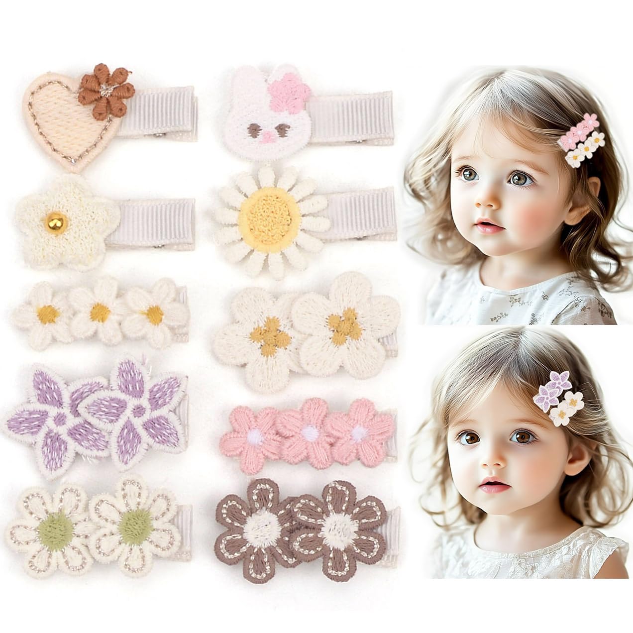 【楽天市場】BIANHUAN べビー ヘアクリップ 赤ちゃん ヘアピン 女の子 キッズ ヘアアクセサリー 前髪クリップ 10点 へあアクセサリー かみどめ かわいい おしゃれ お誕生日 ...