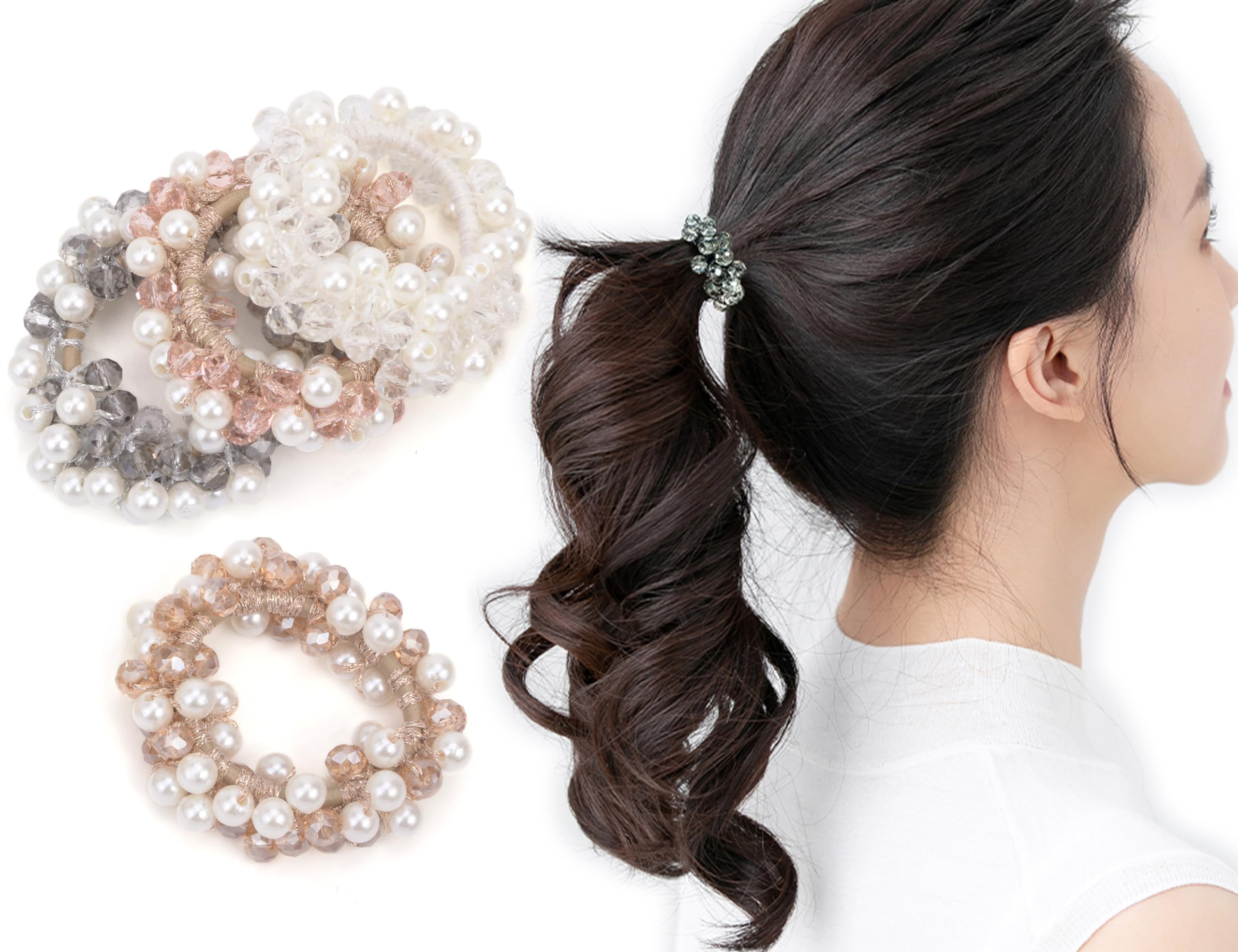 【楽天市場】BIANHUAN ヘアゴム 髪ゴム 髪飾り おしゃれ ヘアアクセサリー 4本セット ファッション オフィス 通勤 大人 シンプル トレンド 小物 っぽい シンプル トレンド ...