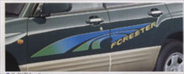 【楽天市場】『フォレスター』 純正 SF系 サイドデカール パーツ スバル純正部品 ステッカー シール ワンポイント Forester ...