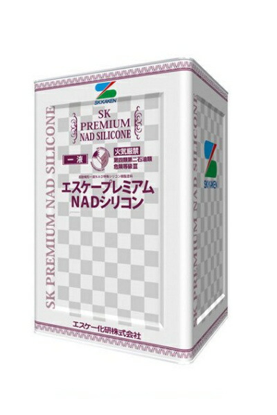 【楽天市場】【送料無料】エスケープレミアムNADシリコン（極濃彩X色：艶有）：15kg 特殊シリコン樹脂＜エスケー化研＞：スズキペイント 楽天市場店