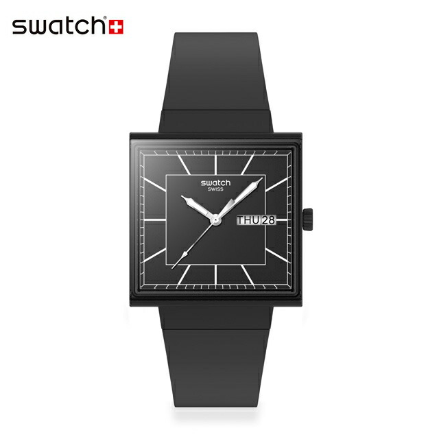 【楽天市場】【お買い物マラソン期間はP10倍！】【公式】Swatch スウォッチ WHAT IF…BLACKAGAIN? ワット イフ ...