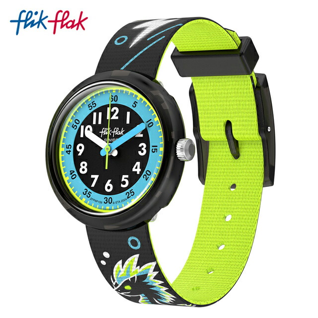 【楽天市場】【公式】Flik Flak フリックフラック MYSTIC DRAGON ミスティック・ドラゴン FPNP159 Swatch(スウォッチ) キッズ 腕時計 男の子 ブラック ...