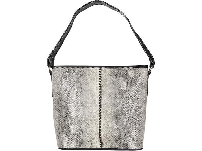 【楽天市場】(取寄) M&F ウエスタン パイソン ラージ ショルダー バッグ M&F Western Python Large Shoulder Bag Grey/Black Python ...
