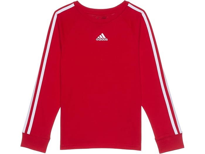 【楽天市場】(取寄) アディダス キッズ ボーイズ 3ストライプ ラグラン Ls ティー (ビッグ キッズ) adidas Kids boys ...