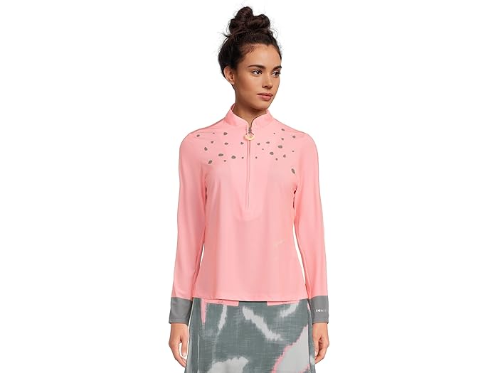 【楽天市場】(取寄) ジェイミー サドック レディース レインドロップス プリント ロング スリーブ サンセンス トップ Jamie ...