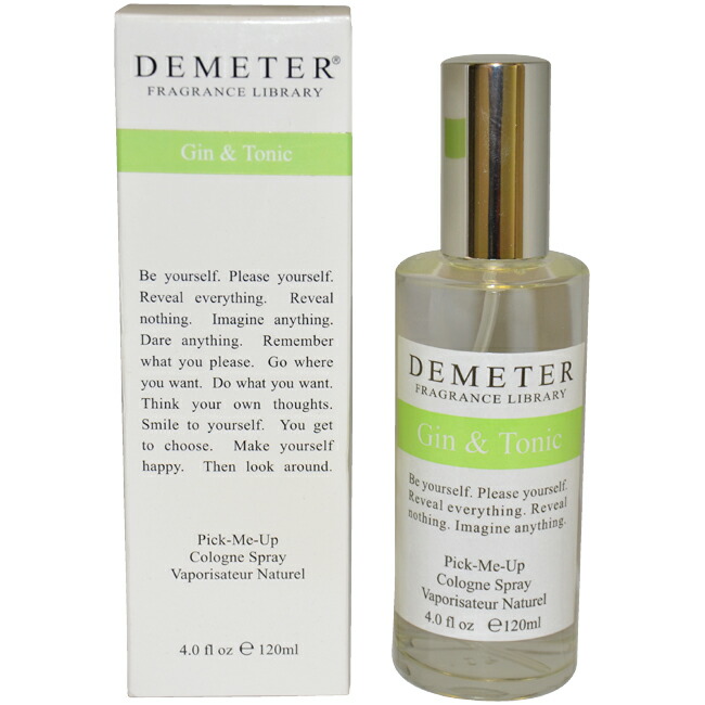 【楽天市場】Gin and Tonic by Demeter for Women - 4 oz Cologne Spray：Swish Pop