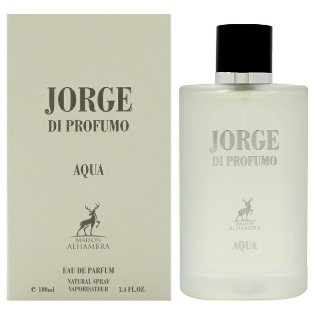 【楽天市場】Jorge Di Profumo Aqua by Maison Alhambra for Men - 3.4 oz EDP ...