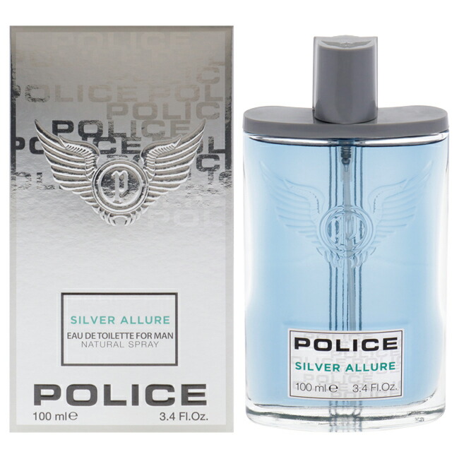 【楽天市場】Police Silver Allure by Police for Men - 3.4 oz EDT Spray：Swish Pop