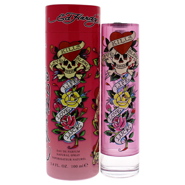 【楽天市場】Ed Hardy by Christian Audigier for Women - 3.4 oz EDP Spray：Swish Pop