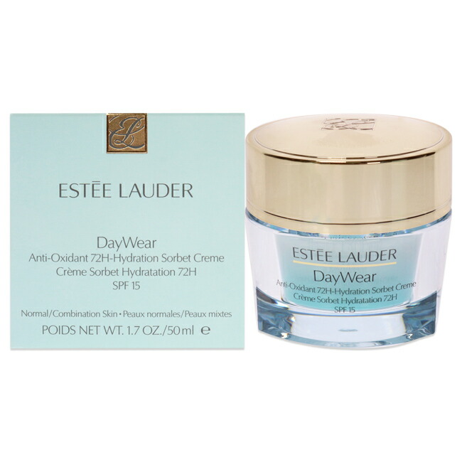 【楽天市場】DayWear Anti-Oxidant 72H-Hydration Sorbet Creme SPF 15 by Estee ...