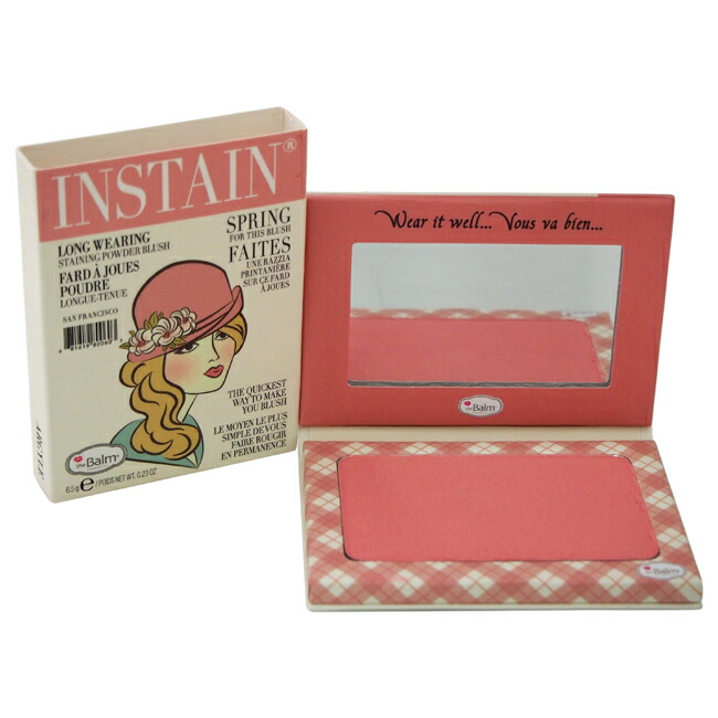 【楽天市場】Instain Long-Wearing Powder Staining Blush - Argyle by the Balm ...