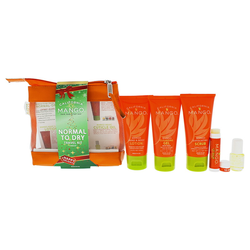【楽天市場】【正規品】【送料無料】【California Mango】Mango to Go Travel Kit - Normal to ...