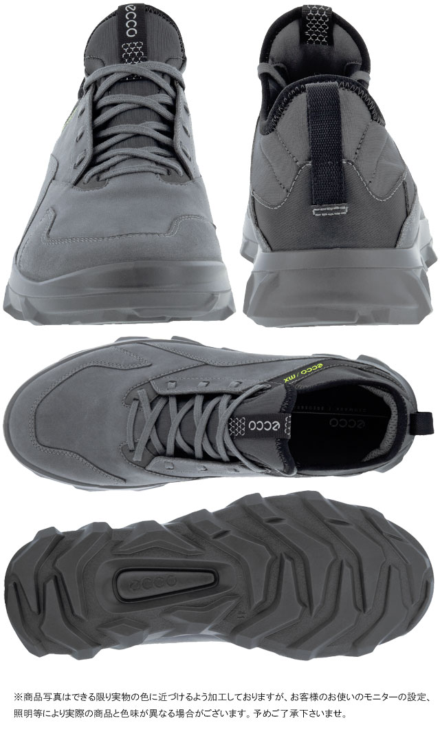 【楽天市場】【あす楽】エコー ecco メンズ スニーカー MX M ロー 820184 02244 チタニウム カジュアルシューズ ロー ...