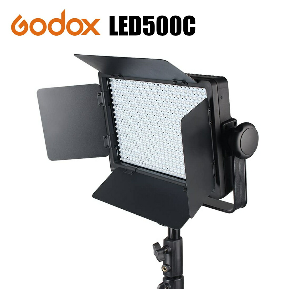 【楽天市場】【あす楽対応】日本正規代理店 Godox LED500C LEDライト 調光 色温度調整可能 3300K～5600K バイカラー ...