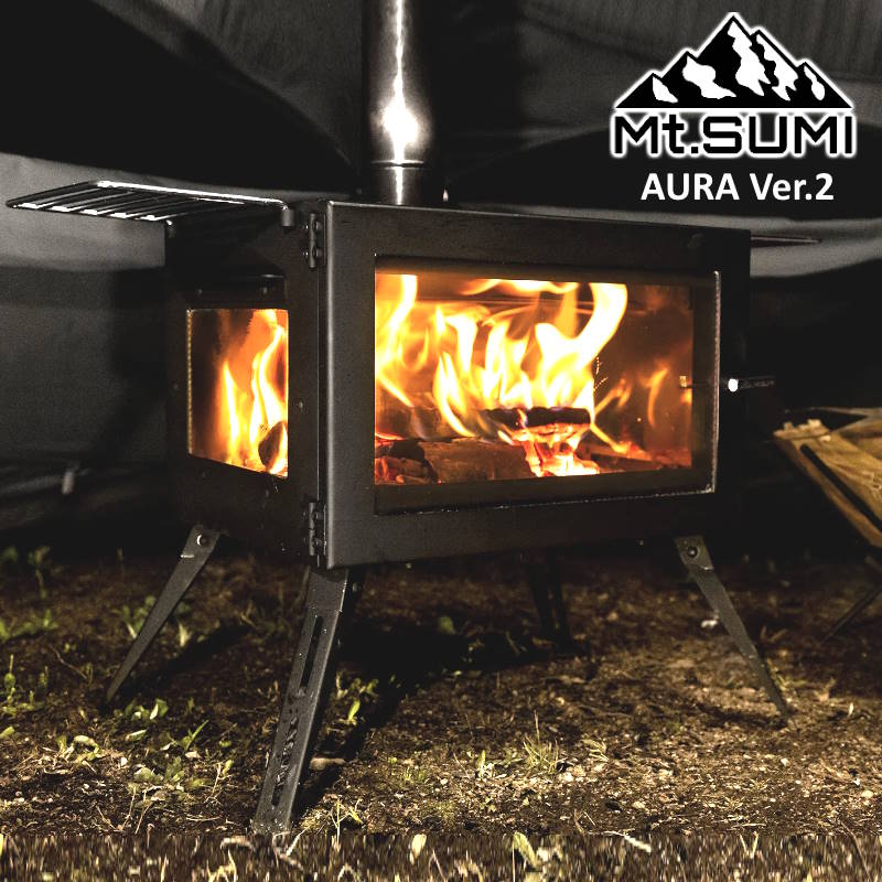 【楽天市場】【即納】 Mt.SUMI 薪ストーブ AURA ver2 マウントスミ オーラ2 改良版 2024年製 WoodStove：松竹堂