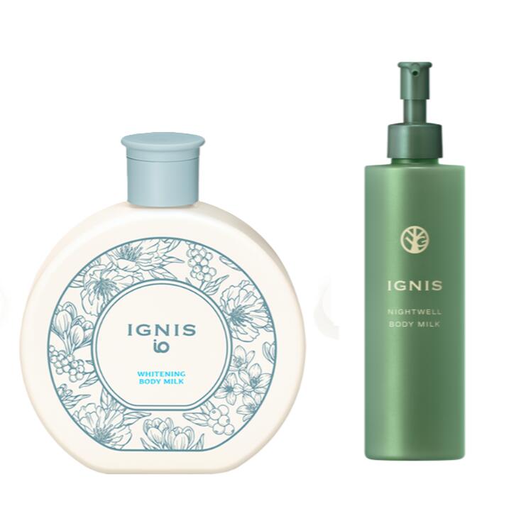 【楽天市場】イグニス イオ ホワイトニング ボディミルク 100g+ナイトウェル ボディミルク 240ml：syosin store