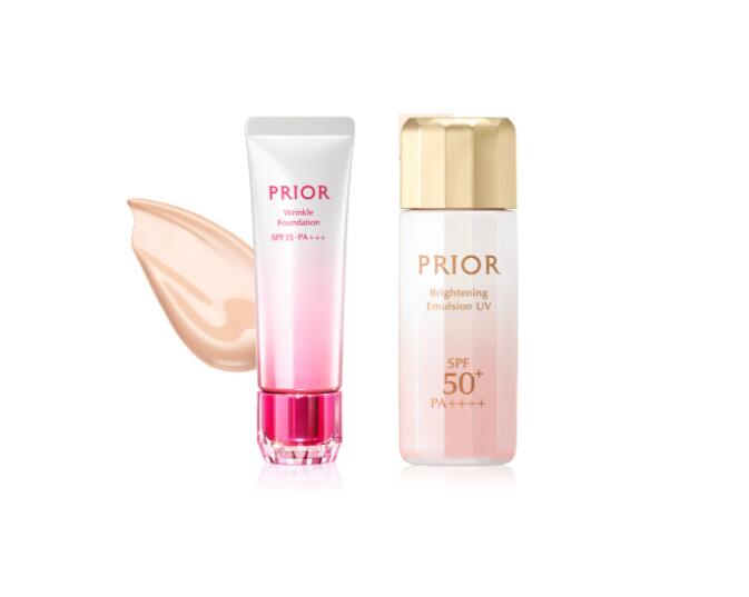 【楽天市場】PRIOR プリオール 薬用 リンクル美コルセットファンデーション+ 高保湿 おしろい 美白乳液 (トーンアップ)：syosin ...