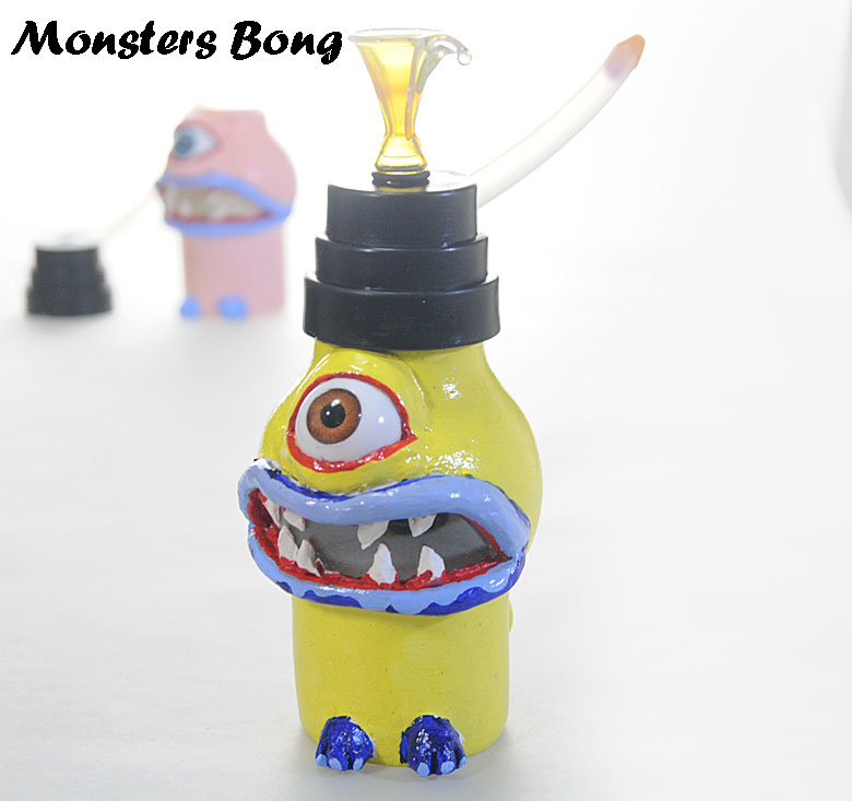 【楽天市場】[一点モノ] モンスターボング MB21 yellow ボング/水パイプ：湘南堂POP・BOX