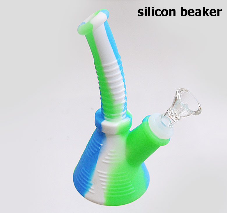 【楽天市場】6.5インチ シリコンボング silicon beaker SB004BGW ボング/水パイプ：湘南堂POP・BOX