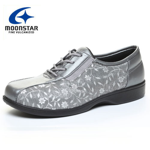 【楽天市場】らくらくL007【3E】シルバー 転びにくい やわらか設計 ラックインソール 抗菌・防臭効果 撥水加工 ムーンスター：笑和生活 楽天市場店