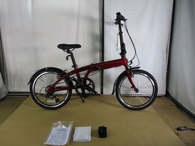 【楽天市場】【整備済】【30％OFF】アウトレット 2022 Tern（ターン) LINK A7 DARK RED 折りたたみ自転車 在庫限り ...