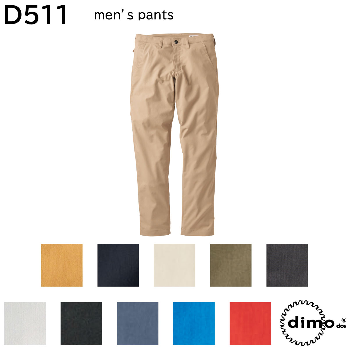 【楽天市場】メンズパンツ D511 72～105 dimo NAKATSUKA 11色展開：ユニフォーム工房 フレンド