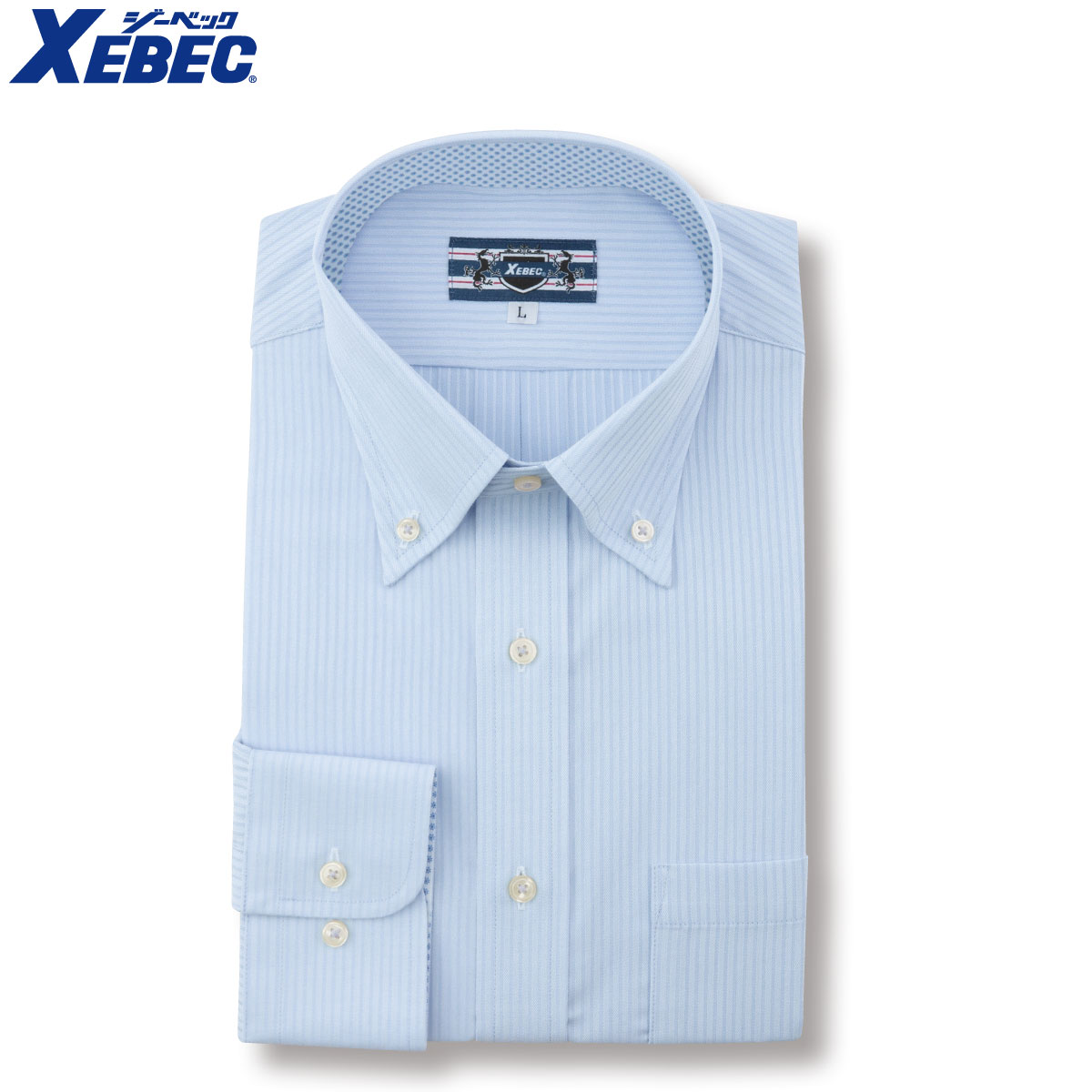 【楽天市場】長袖ボタンダウンシャツ 15168 S～4L メンズ 夏用 ジーベック XEBEC サックス：ユニフォーム工房 フレンド