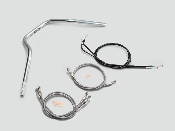 【楽天市場】ハリケーン POLICE 4型 ハンドルSET CB1300SB（05-09 SC54） ABS無車 クロームメッキ H002-068C：t-joy