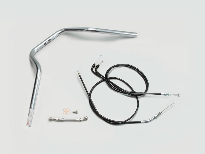 【楽天市場】ハリケーン POLICE 4型 ハンドルSET CB400SB（14-21） NC42 ABS車 クロームメッキ H026-068C：t-joy