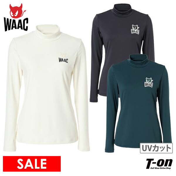 【楽天市場】【30％OFF SALE】ワック WAAC 日本正規品 レディース ハイネックシャツ 長袖 モックネックシャツ UVカット 吸汗速乾 ストレッチ ベア天竺 ハンドウォッシャブル ...
