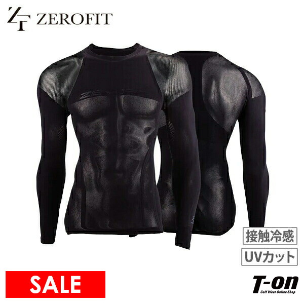 【楽天市場】ゼロフィット ZEROFIT メンズ アンダーウェア 長袖 インナーシャツ クルーネック 冷感 メッシュインナー 速冷 アイスウィーブ UVカット 部分着圧設計 ゴルフウェア：【T ...
