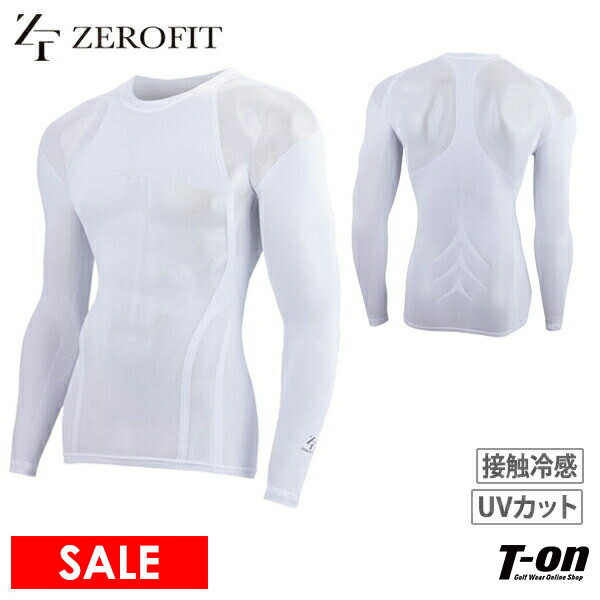 【楽天市場】ゼロフィット ZEROFIT メンズ アンダーウェア 長袖 インナーシャツ クルーネック 冷感 メッシュインナー 速冷 アイスウィーブ UVカット 部分着圧設計 ゴルフウェア：【T ...
