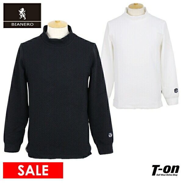 【楽天市場】【30％OFF SALE】ラウラフェリーチェ ビアネロ Laura Felice Bianero メンズ ハイネックシャツ 長袖 ストレッチ 膨れジャガード 幾何学柄エンボス ...