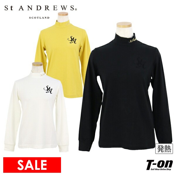 【楽天市場】セントアンドリュース St ANDREWS レディース ハイネックシャツ 長袖 モックネックシャツ ストレッチ 吸湿発熱 起毛感 ...